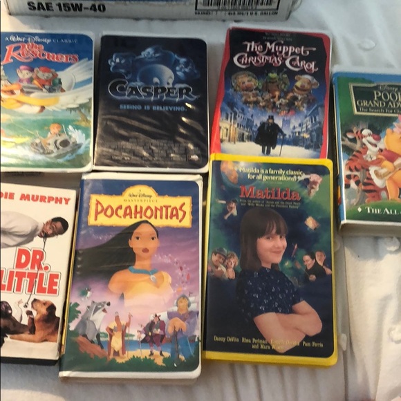 Other | Bundle Of Disney Vhs | Poshmark